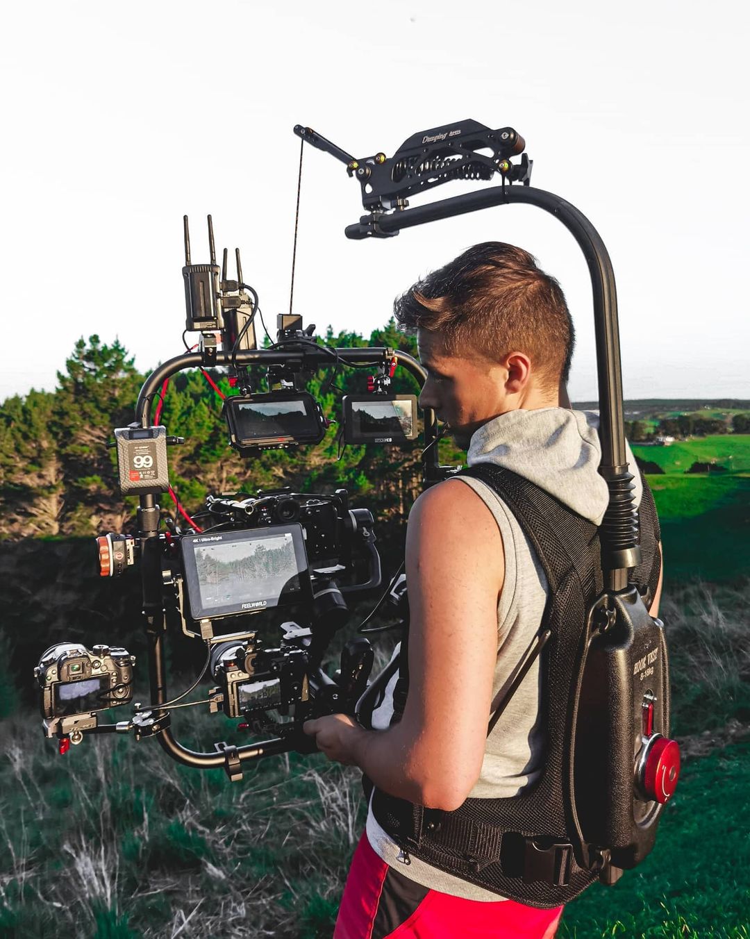 8-18kg Foldable Easyrig Hook Gimbal Vest for DJI RONIN 2 RONIN 4D ...