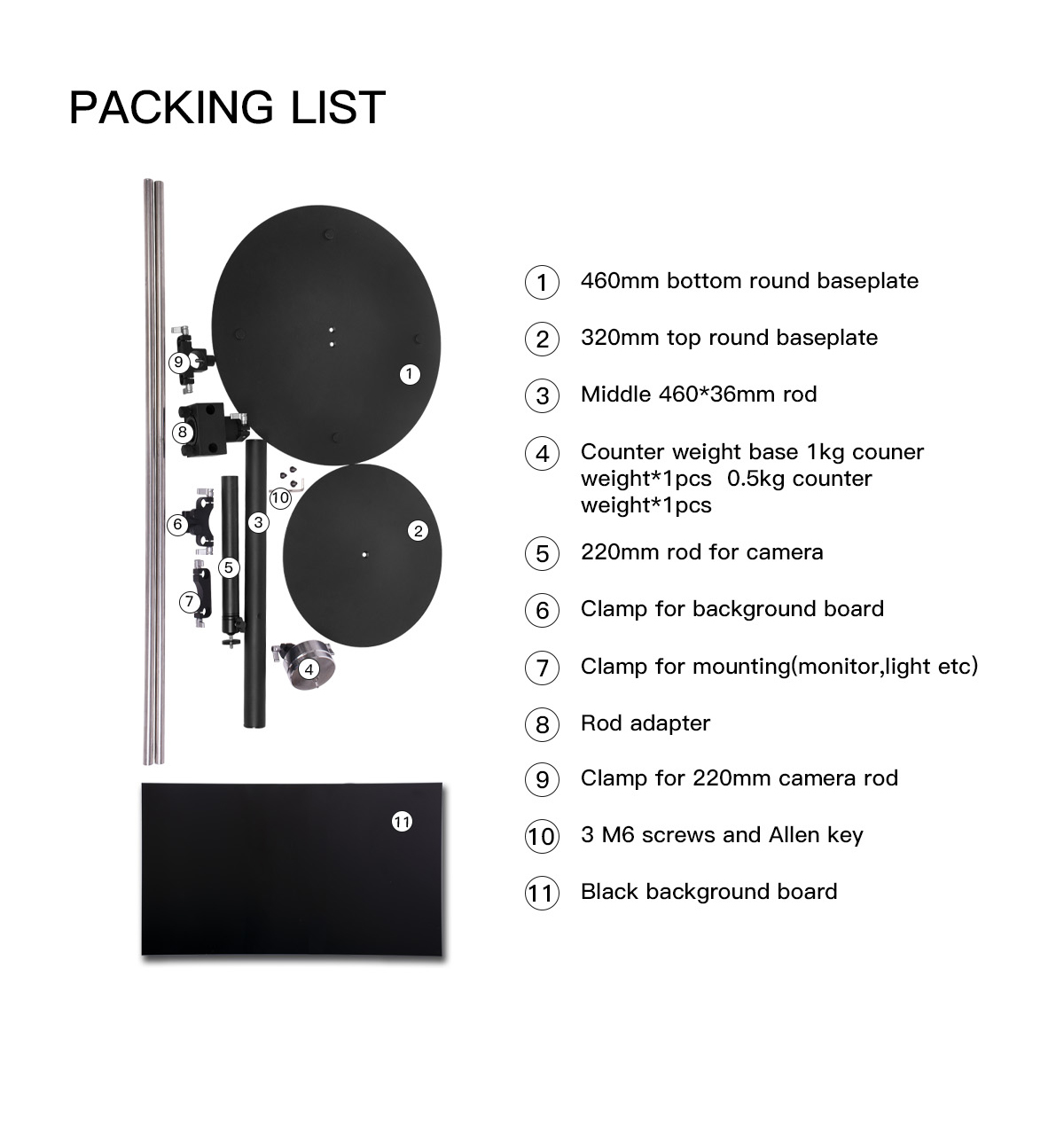 DigitalFoto V360 360°Camera Rig Video Rotating Platform