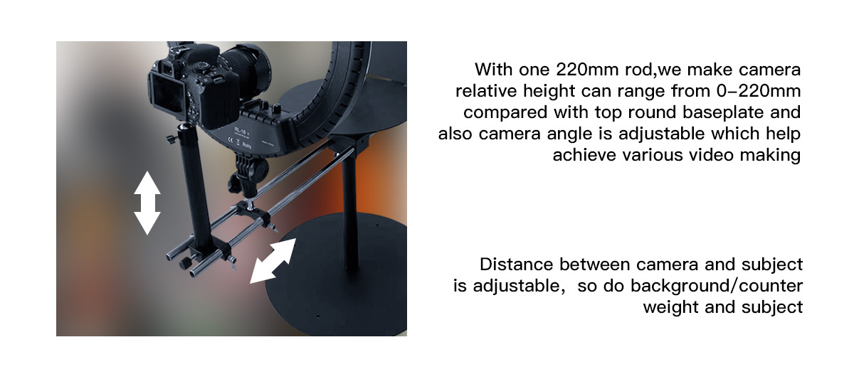 360°Camera Rig Video Rotating Platform